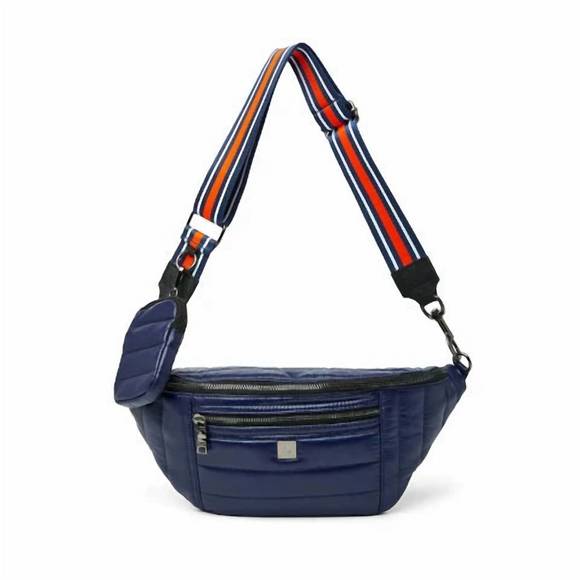 THINK ROYLN | Bags | New Think Royln Sister Sling Bag In Shiny Navy ...